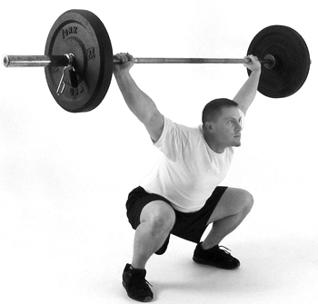 overhead squat neck extension | Iowa Chiropractic and Performance